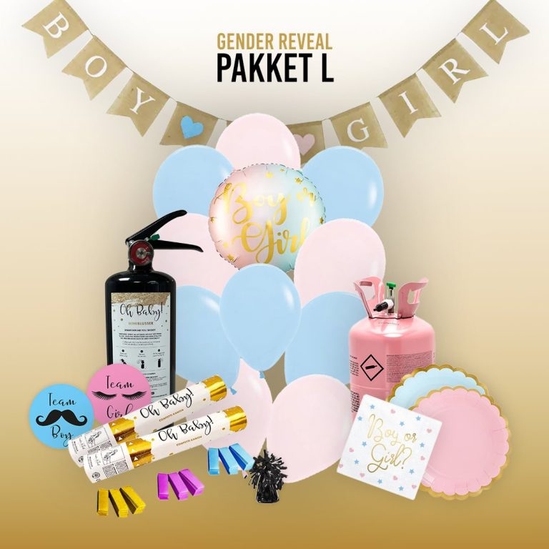 Gender Reveal Photo Booth Props DIY 🍼💗 - Complete Set